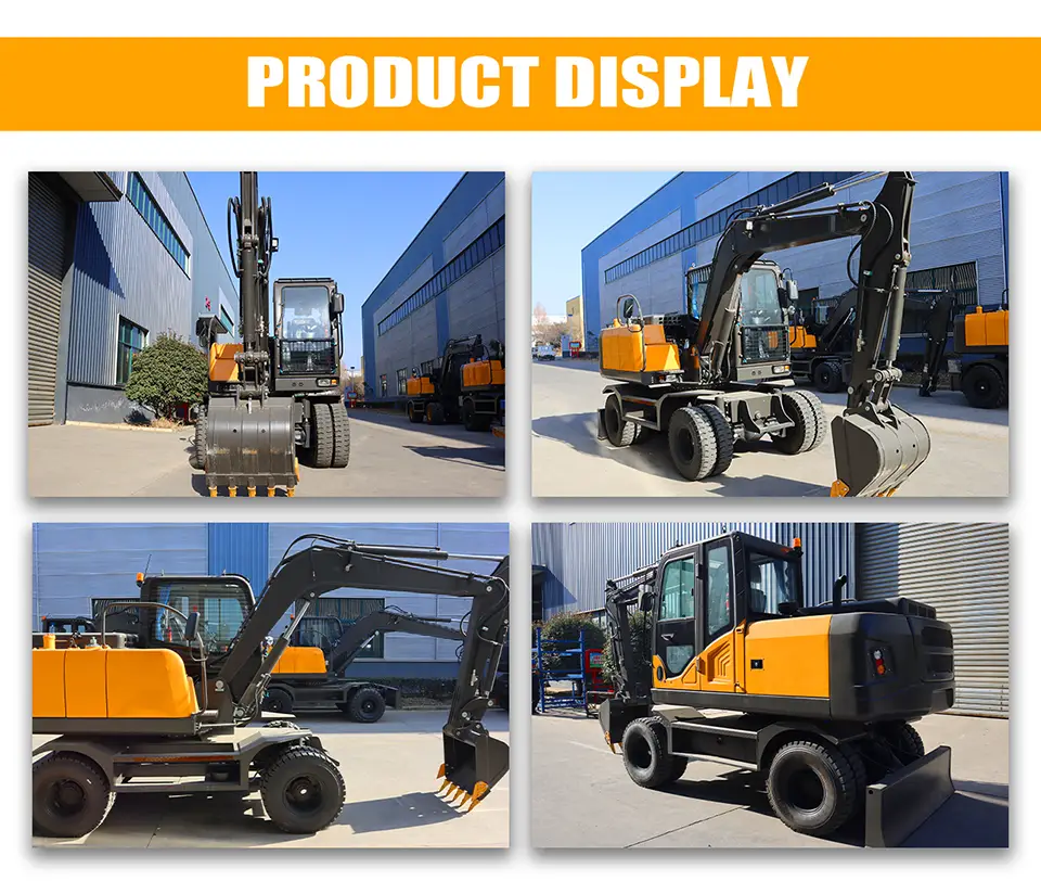 New EPA Small Wheel Excavator 7.5 Tons Euro 5 Kubota Engine - Mining ...