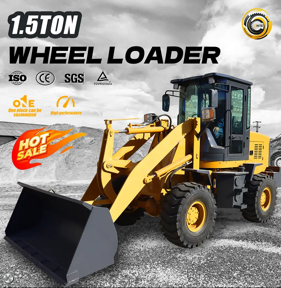 Earth moving machinery 1.5 tons mini tractor towed backhoe loader ...