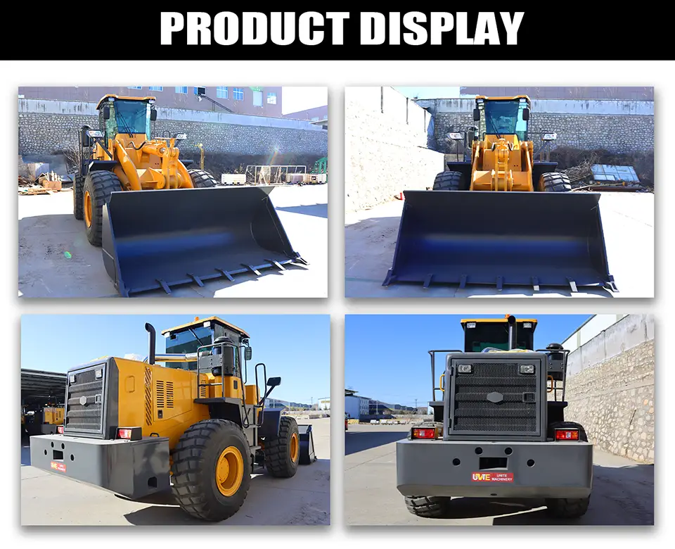 New Backhoe Loader 5 Tons Wheel Loader Earth Moving Machinery - Mining ...